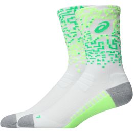 asics Sportsocken Herren Gr&ouml;&szlig;e 37/39 dunkelgrau / apfel / hellgr&uuml;n / wei&szlig;