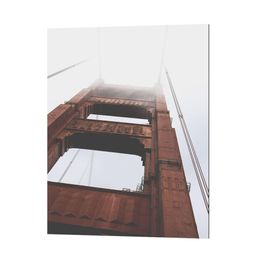 Liv Corday Bilder 'Golden Gate Bridge' Herren Gr&ouml;&szlig;e 30x40 grau