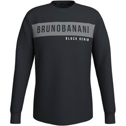 Bruno Banani Lm Shirt Herren Gr&ouml;&szlig;e M schwarz / offwhite