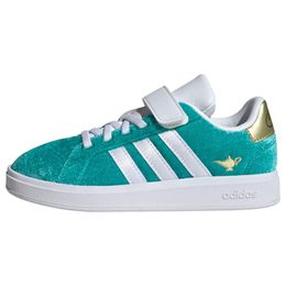 adidas Sportswear Sneaker 'Disney Jasmine Grand Court 2.0' Jungen Gr&ouml;&szlig;e 34 petrol / wei&szlig;