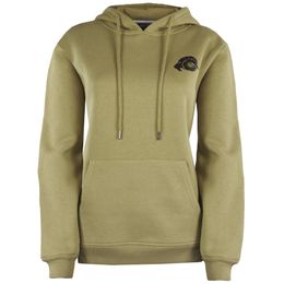 GUGGEN Mountain Sweatshirt 'Kapuzenpullover HW08 Fleece Hoodie' Damen Gr&ouml;&szlig;e XXL oliv