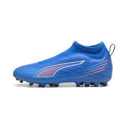 Puma Fu&szlig;ballschuh 'Ultra 6 Match+' Jungen Gr&ouml;&szlig;e 29 blau / orangerot / wei&szlig;