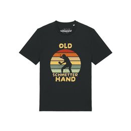 Watapparel T-Shirt 'Old Schmetterhand' Herren Gr&ouml;&szlig;e 5XL schwarz