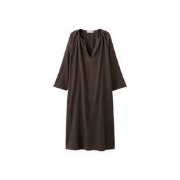 Mango Kleid 'Kaftan Iaccheo' Damen Gr&ouml;&szlig;e 36 schoko Winterkleid