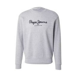 Pepe Jeans Sweatshirt 'MACBETH' Herren Gr&ouml;&szlig;e XL graumeliert / schwarz