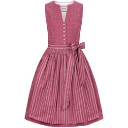 Stockerpoint Dirndl 'Fina' Damen Gr&ouml;&szlig;e 32 beere / wei&szlig;