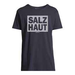Salzhaut Shirt 'DIEK' Herren Gr&ouml;&szlig;e M navy / hellgrau