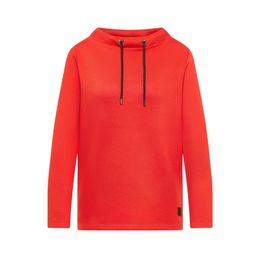 Cecil Sweatshirt 'Piqu&eacute;e' Damen Gr&ouml;&szlig;e L orange