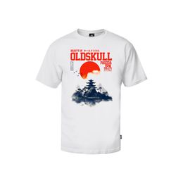 Oldskull T-Shirt 'Asian Temple' Herren Gr&ouml;&szlig;e XXL wei&szlig;