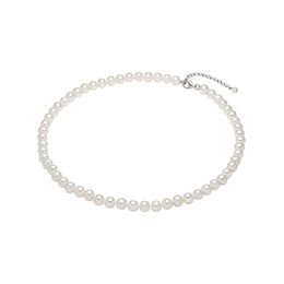 Valero Pearls Kette Damen Gr&ouml;&szlig;e 40 silber / wei&szlig;