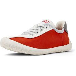 Camper Sneaker 'Peu Path' Jungen Gr&ouml;&szlig;e 35 khaki / rot / wei&szlig;