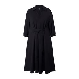 Ulla Popken Kleid Damen Gr&ouml;&szlig;e 50/52 schwarz Winterkleid
