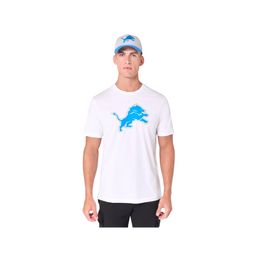New Era Shirt 'NFL Detroit Logo' Herren Gr&ouml;&szlig;e M azur / wei&szlig;