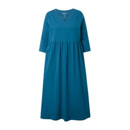 Ulla Popken Kleid Damen Gr&ouml;&szlig;e 46/48 petrol Winterkleid