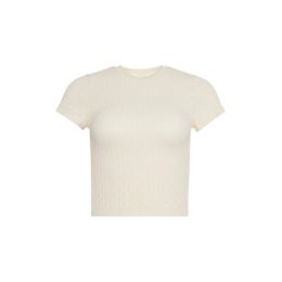 Calvin Klein Schlafshirt Damen Gr&ouml;&szlig;e M creme