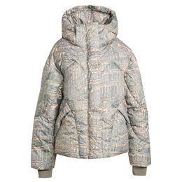 adidas by Stella McCartney Sportjacke ' Mid Length Padded Winter Jacket' Herren Gr&ouml;&szlig;e S grau / taupe / ros&eacute;