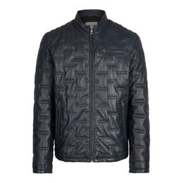Bugatti Lederjacke 'BUSandro' Herren Gr&ouml;&szlig;e M/L dunkelblau