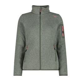CMP Funktionsfleecejacke Damen Gr&ouml;&szlig;e XS/S gr&uuml;nmeliert / lachs