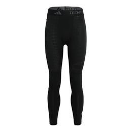 adidas Performance Sportunterhose 'TECHFIT COLD.RDY Training Long' Herren Gr&ouml;&szlig;e XS grau / schwarz / wei&szlig;