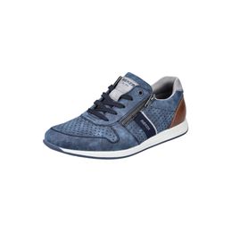 Rieker Sneaker Herren Gr&ouml;&szlig;e 43 taubenblau / blue denim / braun / hellgrau