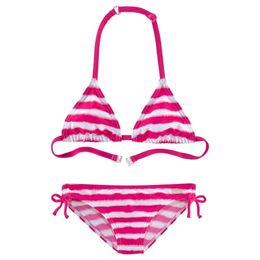 Buffalo Bikini M&auml;dchen Gr&ouml;&szlig;e 164 pink / wei&szlig;