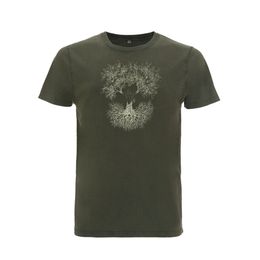 Life-tree Shirt 'Organic Fairwear Fusion' Herren Gr&ouml;&szlig;e S gr&uuml;n