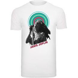 F4NT4STIC T-Shirt 'Janis Joplin Halo Photo' Herren Gr&ouml;&szlig;e 4XL blau / grau / gr&uuml;n / dunkelpink / schwarz / wei&szlig;