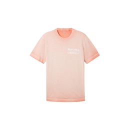 Tom Tailor T-Shirt Herren Gr&ouml;&szlig;e L rosa / wei&szlig;