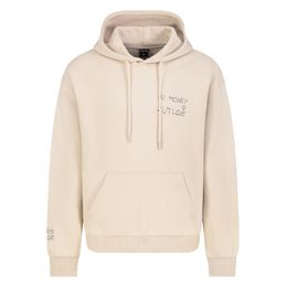 Sublevel Sweatshirt Herren Gr&ouml;&szlig;e XL creme / schwarz