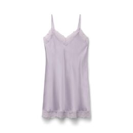 Intimissimi Silk Slip with Lace Damen Gr&ouml;&szlig;e M flieder