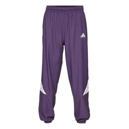 Adidas Originals Textil Sporthose 'CRAZYLITE' Damen Gr&ouml;&szlig;e XXXL/4XL lila / wei&szlig;