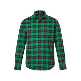 JP1880 Hemd Herren Gr&ouml;&szlig;e 5XL grasgr&uuml;n / schwarz
