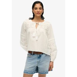 Superdry & Co Bluse 'Ibiza' Damen Gr&ouml;&szlig;e S wollwei&szlig;