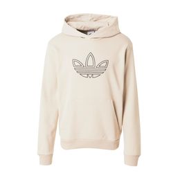 adidas originals Sweatshirt 'Outline' Herren Gr&ouml;&szlig;e M hellbeige / schwarz