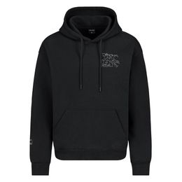Sublevel Sweatshirt Herren Gr&ouml;&szlig;e XXL anthrazit / wei&szlig;
