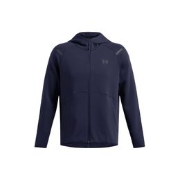 Under Armour Sportsweatjacke 'Unstoppable' Herren Gr&ouml;&szlig;e 4XL blau / grau