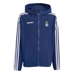 adidas originals Jacke 'Adidas x Minecraft' Jungen Gr&ouml;&szlig;e 158 marine / wei&szlig;