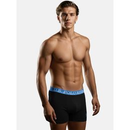 U.S. Polo Assn. Boxershorts Herren Gr&ouml;&szlig;e XXXL hellblau / schwarz / wei&szlig;