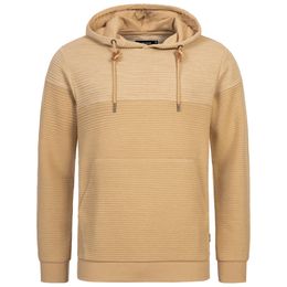 INDICODE Jeans Hoodie Herren Gr&ouml;&szlig;e XXL beige / beigemeliert / hellbraun