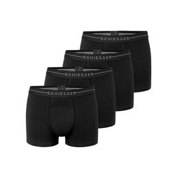 Schiesser Boxershorts 'Cotton Flex' Herren Gr&ouml;&szlig;e L schwarz