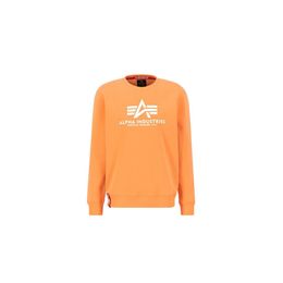 Alpha Industries Sweatshirt 'Basic' Herren Gr&ouml;&szlig;e S orange