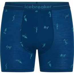 Icebreaker Boxershorts '150 Anatomica' Herren Gr&ouml;&szlig;e XXL blau / hellblau