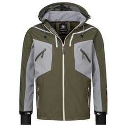 Rock Creek Outdoorjacke Herren Gr&ouml;&szlig;e S grau / khaki