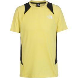 The North Face Sportshirt 'GLACIER' Herren Gr&ouml;&szlig;e S pastellgelb / schwarz / wei&szlig;