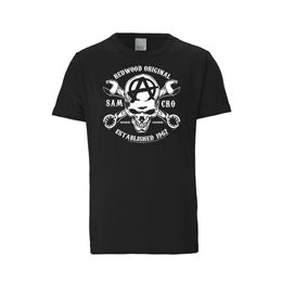 logoshirt T-Shirt 'Sons Of Anarchy - SAMCRO' Damen Gr&ouml;&szlig;e XL schwarz