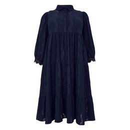 Yoek Kleid Damen Gr&ouml;&szlig;e 50/52 navy Winterkleid