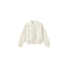 MANGO TEEN Jacke 'Organic' Damen Gr&ouml;&szlig;e XXS sand / dunkelbraun