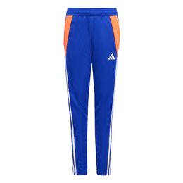 adidas Performance Sporthose 'Tiro 24' Jungen Gr&ouml;&szlig;e 116 blau / orange / wei&szlig;