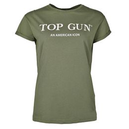 Top Gun T-Shirt mit Logo TG20214001 ' ' Damen Gr&ouml;&szlig;e S oliv