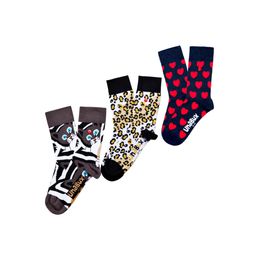 Unabux Freizeitsocken ' Mix ' Damen Gr&ouml;&szlig;e 41/46 bunt